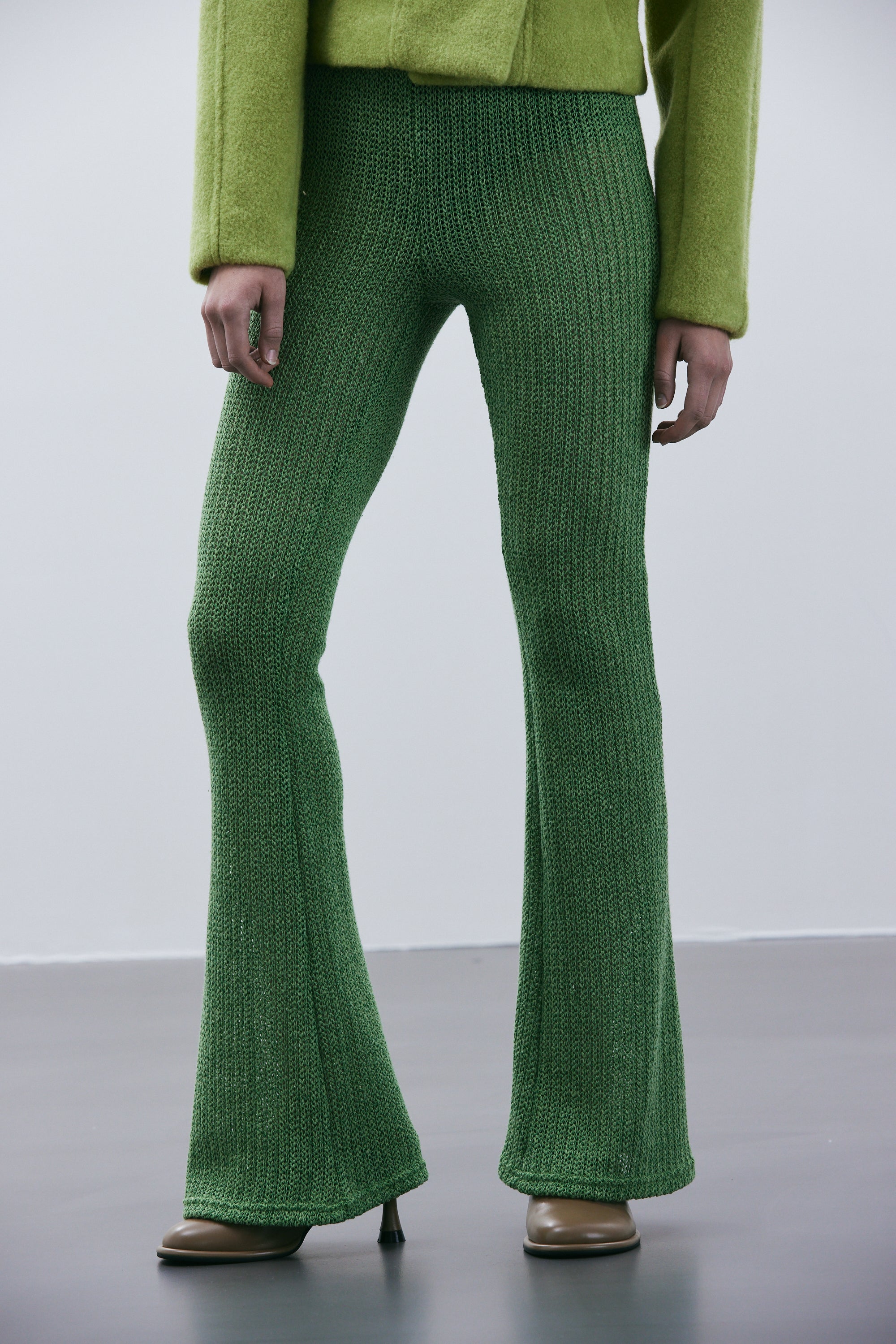 Crochet Thread Knit Pants, Parakeet – SourceUnknown